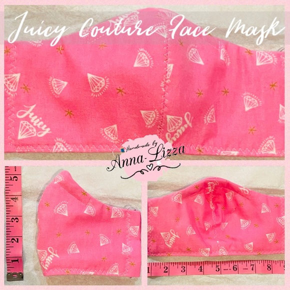 Juicy Couture | Accessories | Handmade Limited Juicy Couture Face Mask ...